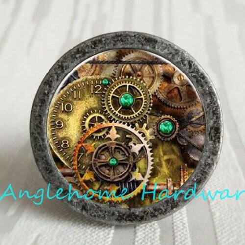 Steampunk Gear Drawer Knobs Pulls Handles / Kitchen Cabinet - Etsy