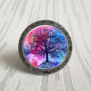 TREE OF LIFE Antique Silver Drawer Knobs Pulls Handles / - Etsy