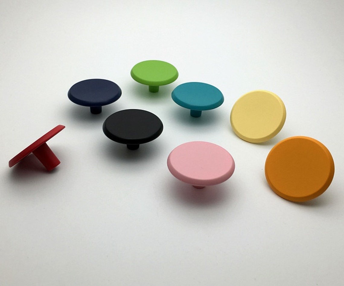 Colorful Kids Dresser Pulls Drawer Pull Handles Knobs Red Blue - Etsy