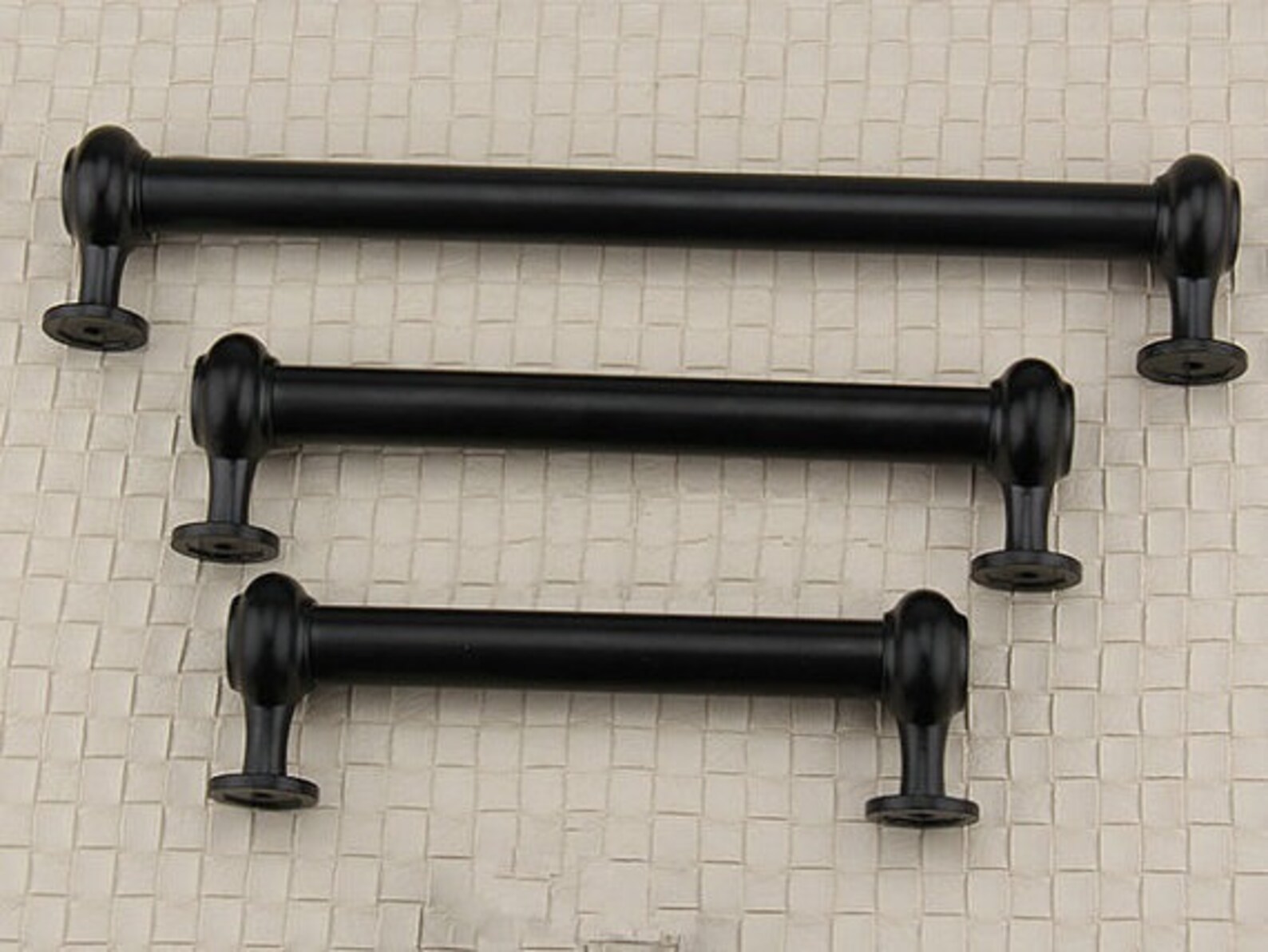 Black Kitchen Cabinet Handle Drawer Pull Handles Dresser Pulls - Etsy