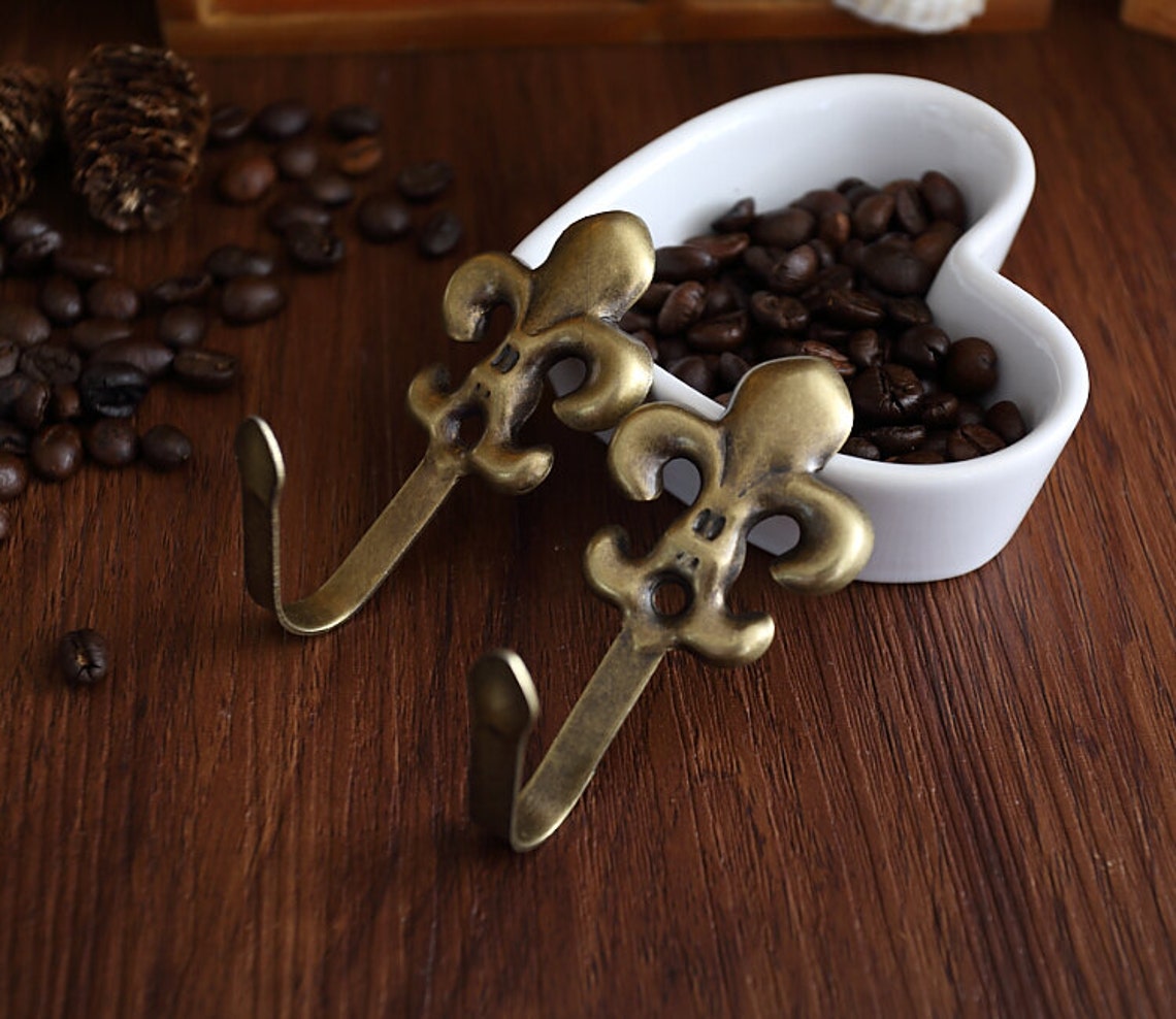 Smaller Antique Copper Hook Decorative Hooks Wall Hooks Metal - Etsy