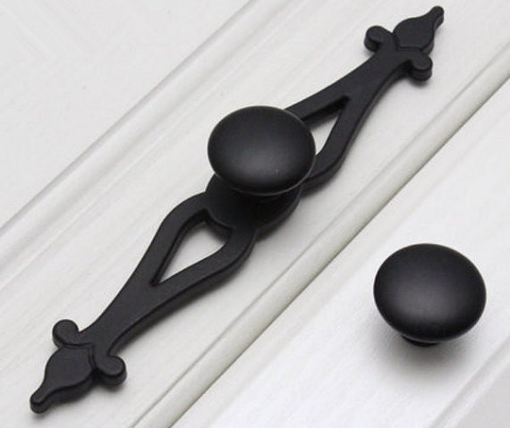 Black Kitchen Cabinet Knobs Cabinet Drawer Pulls | Rejuvenation