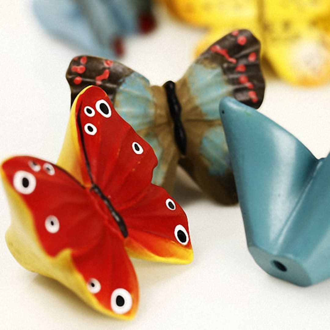 Resin Butterflies Knobs Dresser Knobs / Drawer Knobs Pulls Handles ...