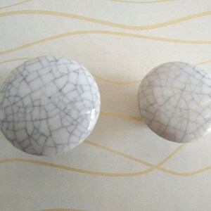 Kitchen Cabinet Knobs / Dresser Drawer Pulls Knob Handles / White Ceramic Knobs / Drawer Knobs ...