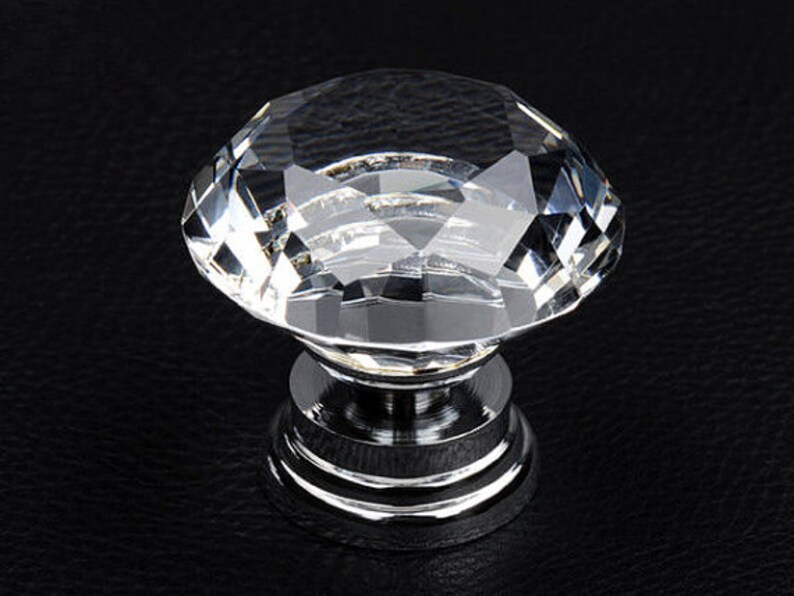 Knob Knobs Glass Knobs Crystal Knob Dresser Knob Drawer Knobs | Etsy