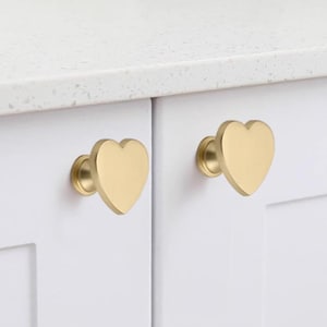 Heart-shaped Knobs Dresser Knobs Handles Drawer Pulls Handles Unique Knobs Cabinet Knobs Pull ...
