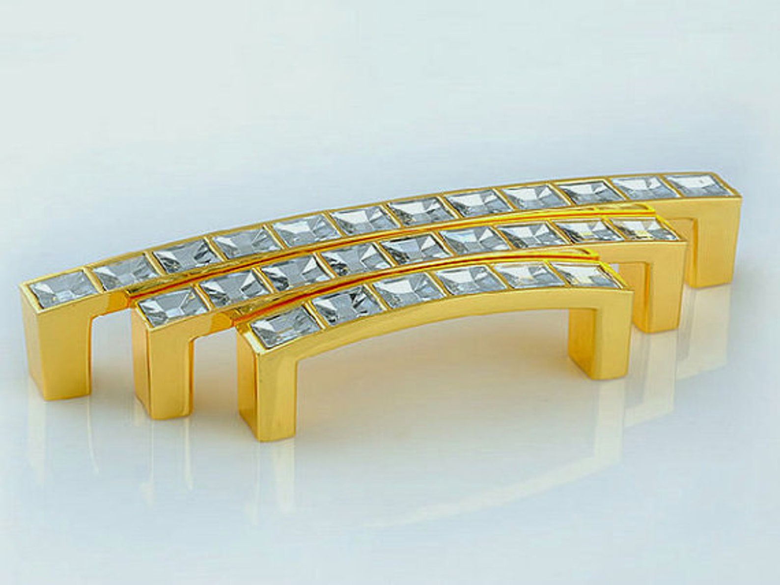 Glass Crystal Look Dresser Pulls Drawer Knobs Pulls Handles - Etsy