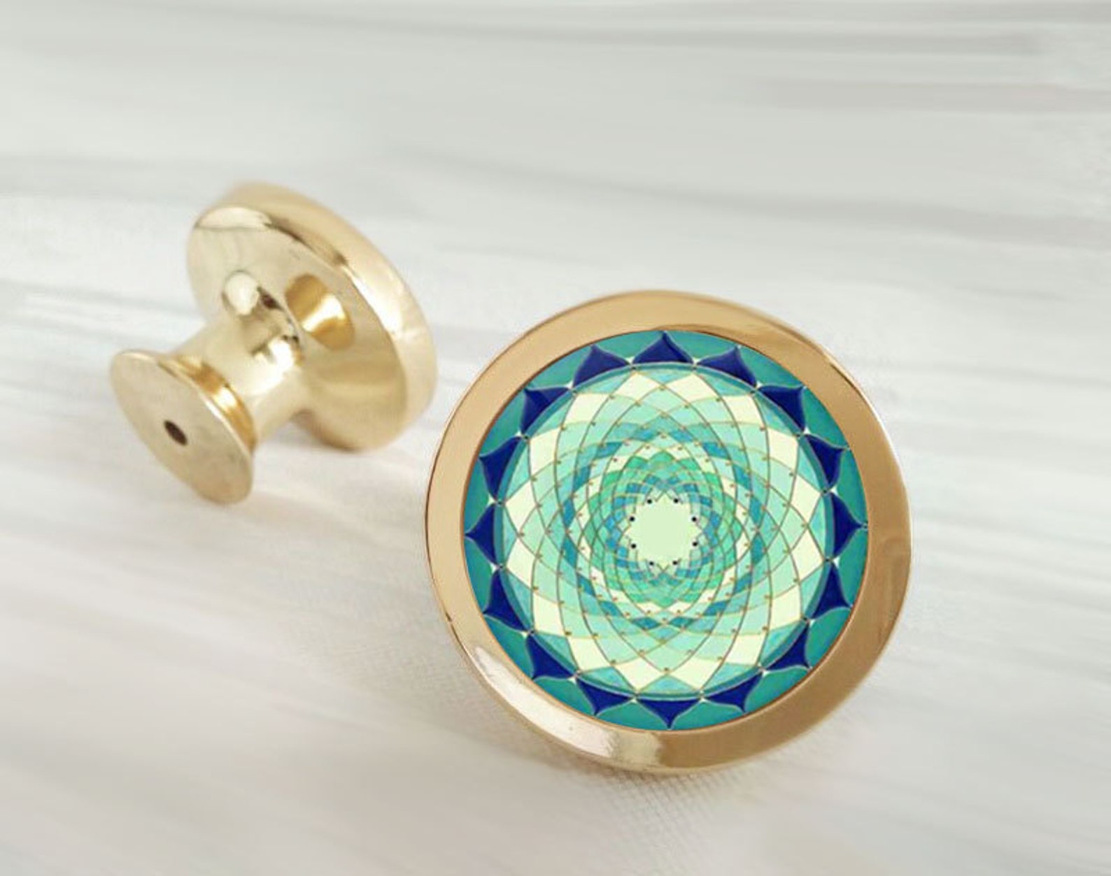 Dresser Knob Drawer Knobs Pulls Handles Kaleidoscope Childrens | Etsy