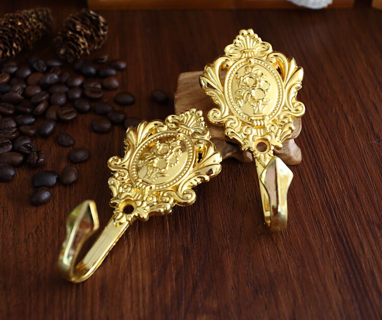 Antique Hook Decorative Hooks Wall Hooks Antique Bronze Metal - Etsy