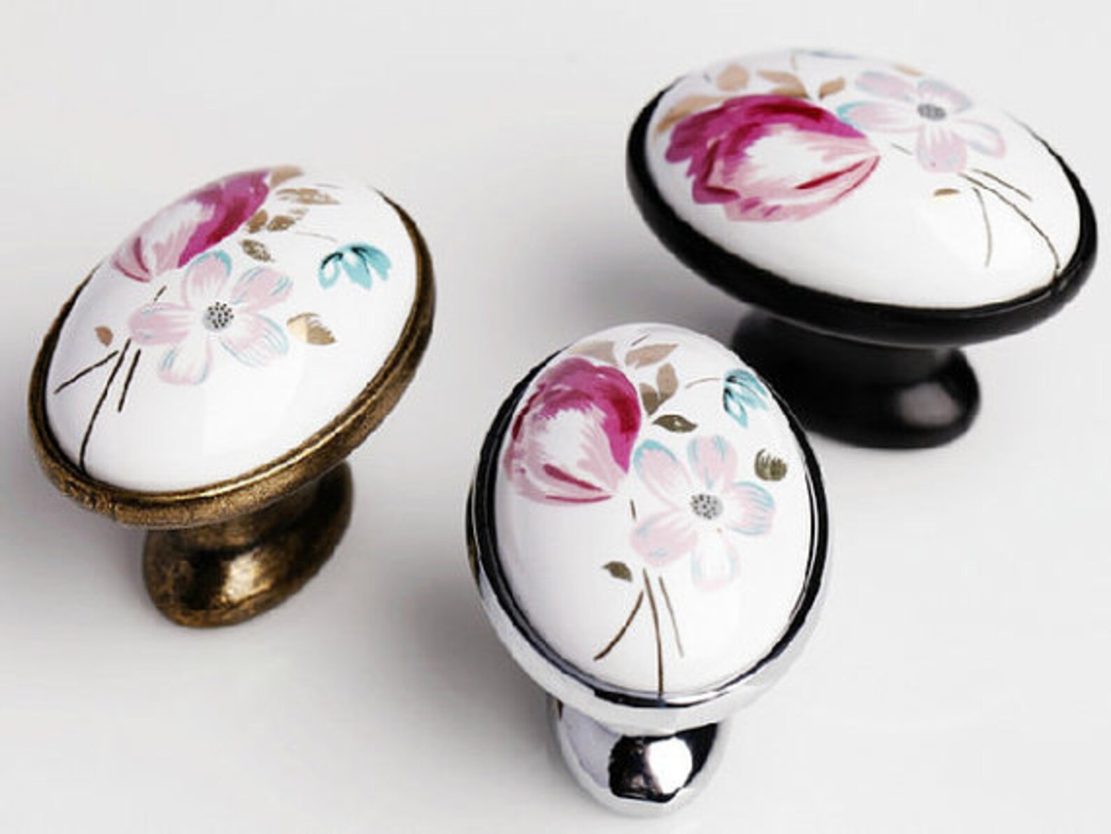 Dresser Knobs / Ceramic Drawer Knobs Pulls Handles / Kitchen | Etsy