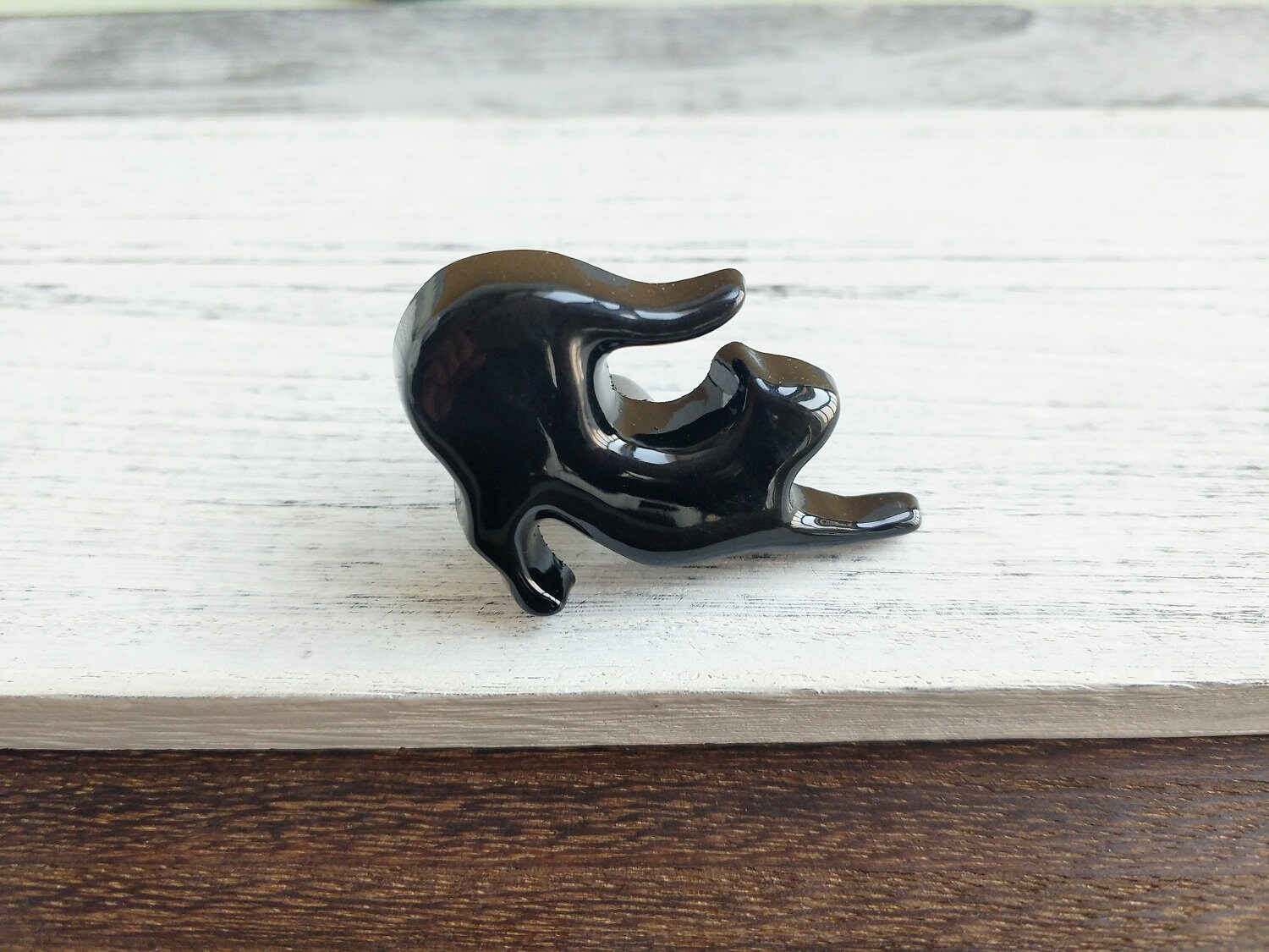 Black Cat Shabby Chic Dresser Knob Pull Drawer Knobs Pulls | Etsy
