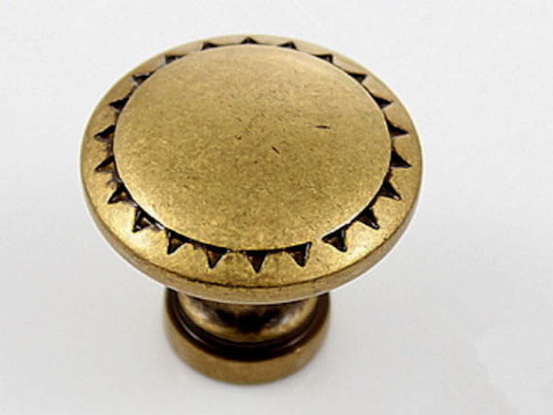 Dresser Drawer Pulls Handles Knobs Cabinet Knob Embossed Metal | Etsy