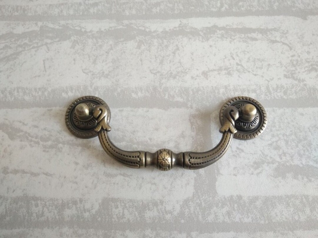 Bail Dresser Pull Drawer Pulls Handles Rustic Dark Antique Bronze Retro ...