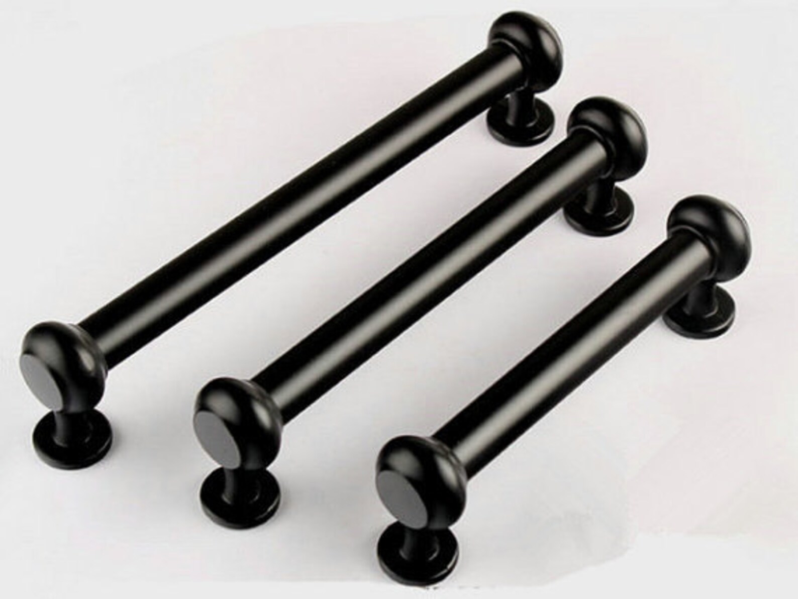 Black Kitchen Cabinet Handle Drawer Pull Handles Dresser Pulls - Etsy