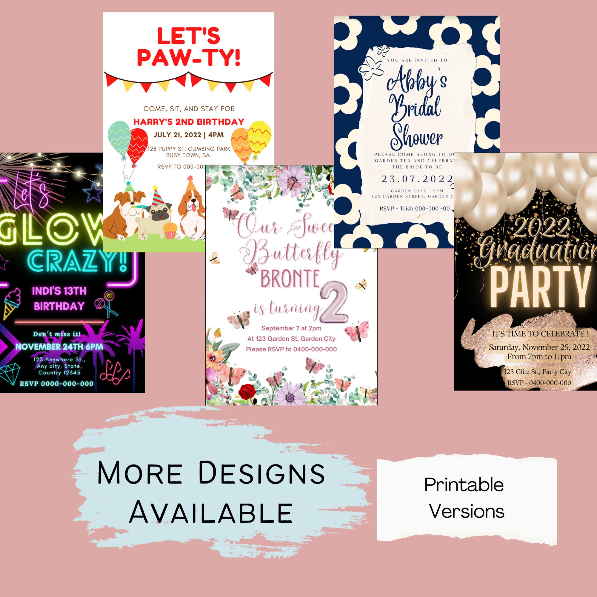 Graduation Party Invitation, Graduate Invite, High School Formal ...