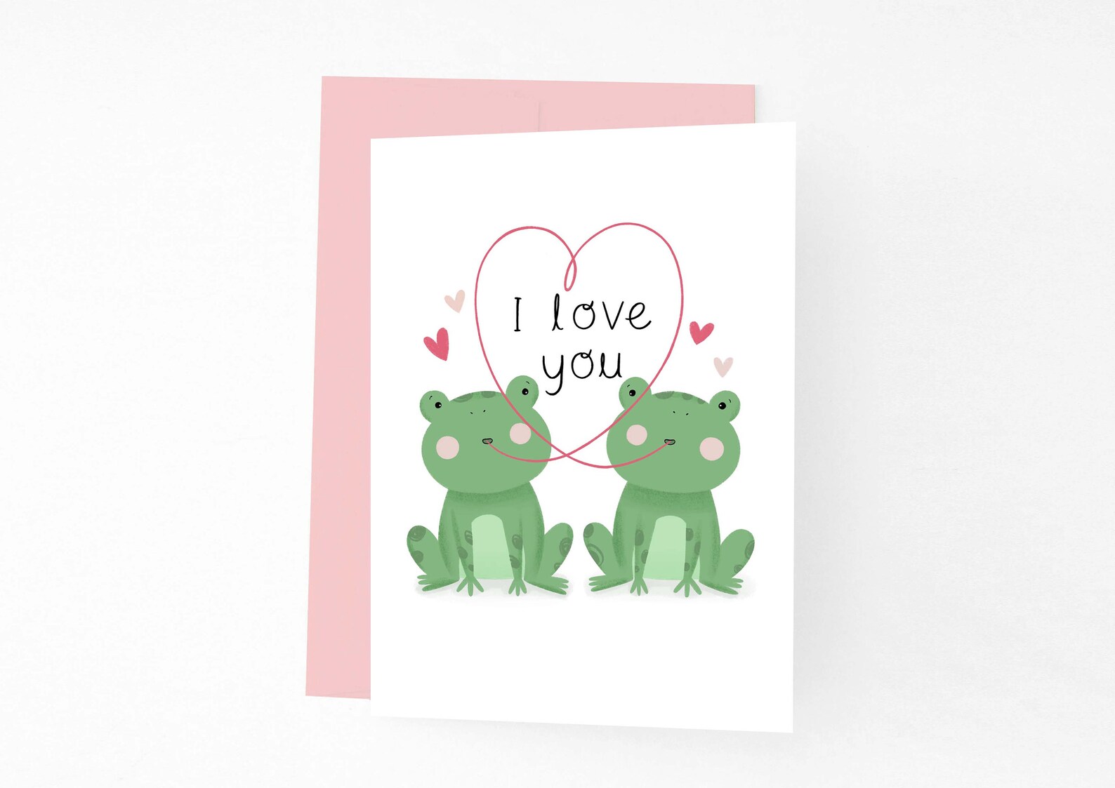 I Love You Cute Frog Card, Funny Frog Couple Anniversary Card, Funny ...
