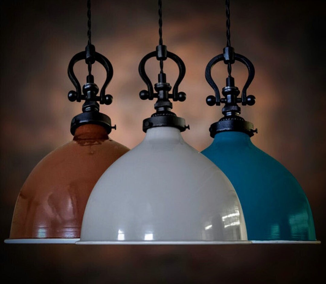 Charleston Parlor Shaded Pendant Light, Industrial Lighting, Pendant ...