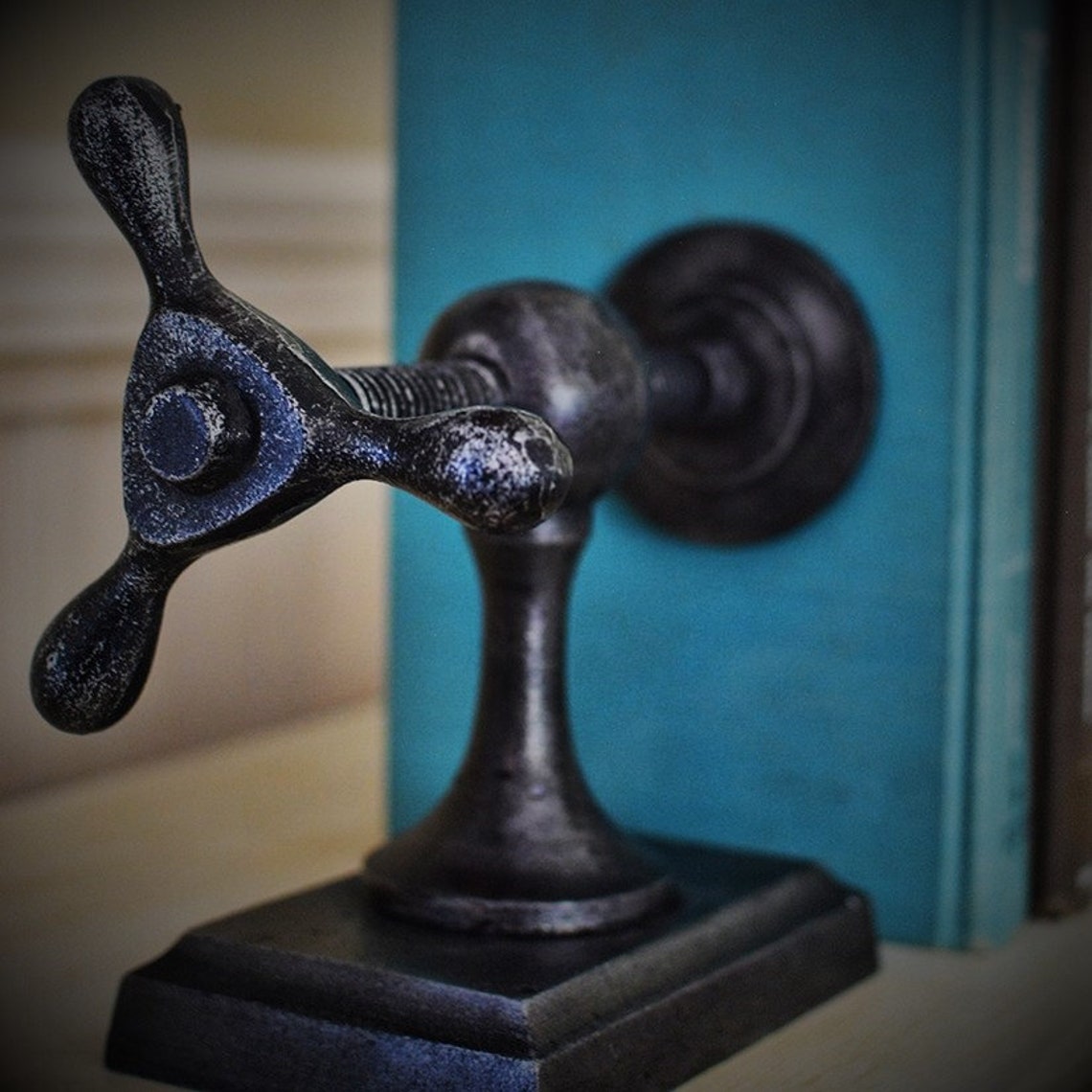 Industrial Vise Book Ends Antique Black Home Decor - Etsy