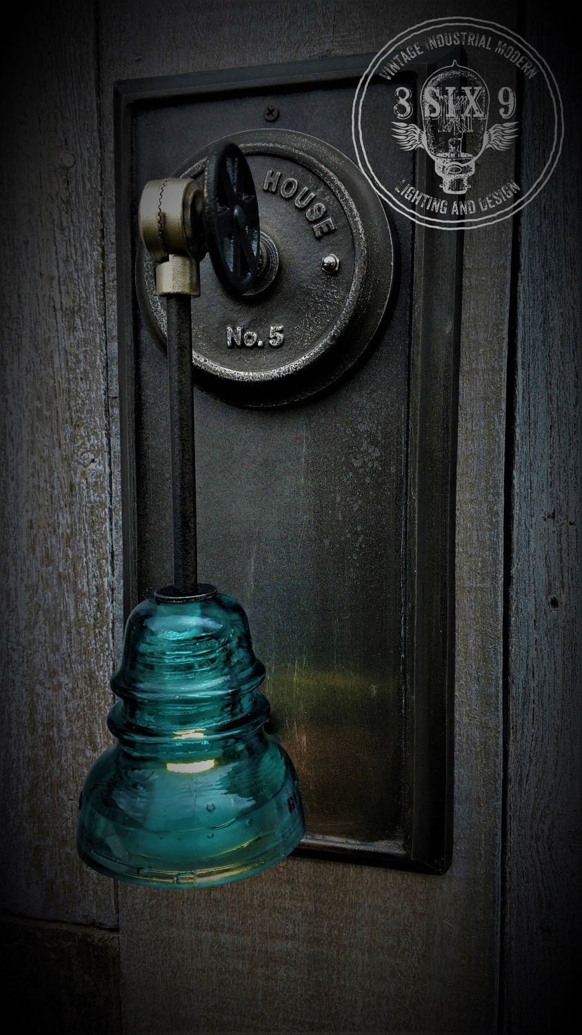 Industrial Telegraph Glass Insulator Engine House No.5 Wall - Etsy