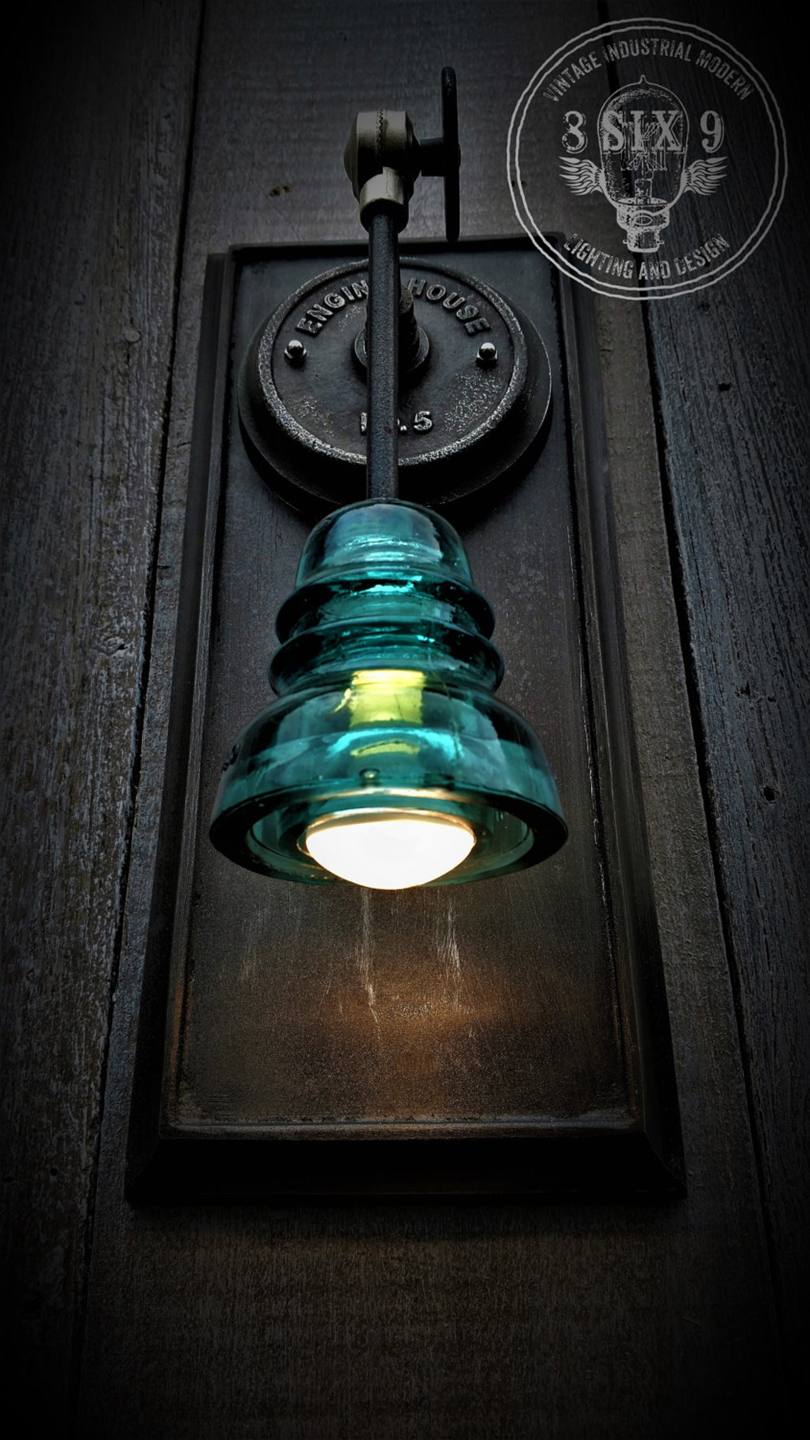 Industrial Telegraph Glass Insulator Engine House No.5 Wall - Etsy