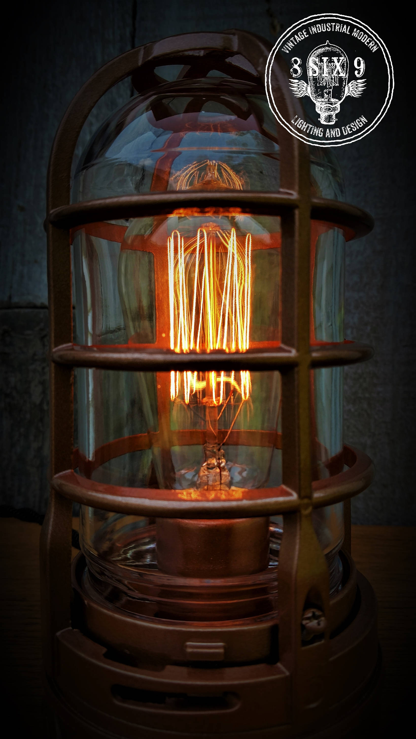 Vintage Industrial Explosion Proof Desk Lamp Industrial | Etsy