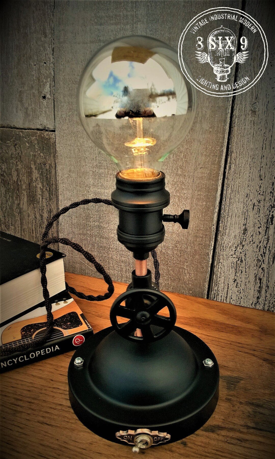 Steampunk Edison Style Desk Lamp, Vintage Lighting, Industrial Lighting ...