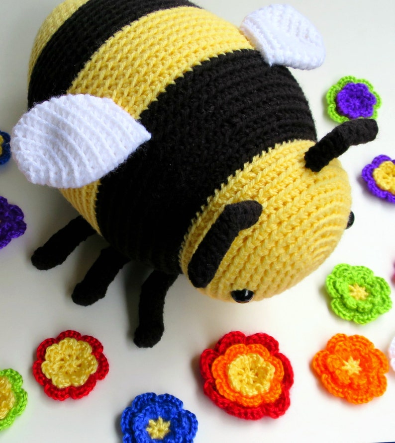 Large Amigurumi Bee Pattern Crochet Bumble Bee Crochet | Etsy Canada