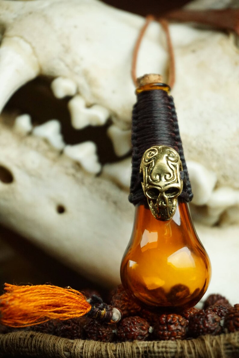 Viking Norse Celtic Vial and Skull ......poison Potion Bottle - Etsy