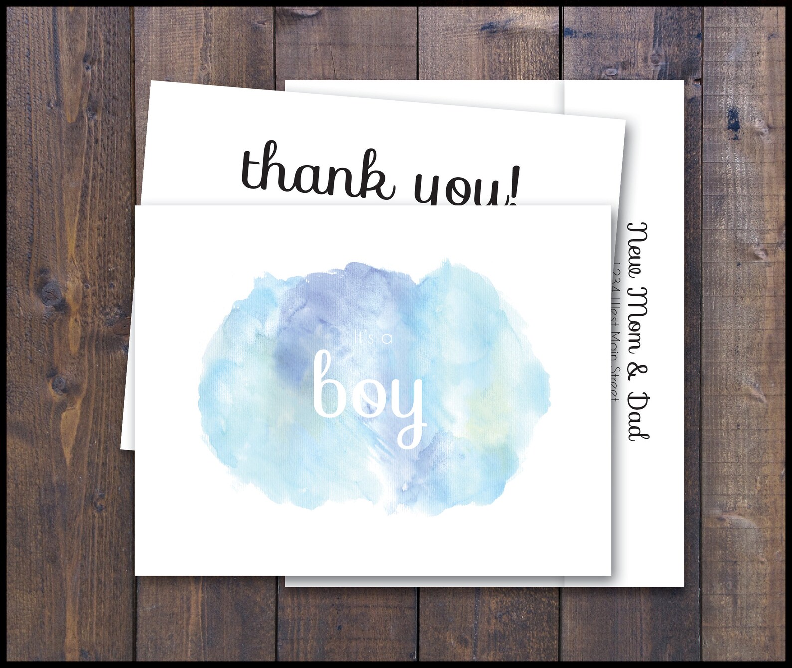 Thank You Cards, Gender Reveal, Thank Yous, Baby Girl, Baby Boy, Twin ...