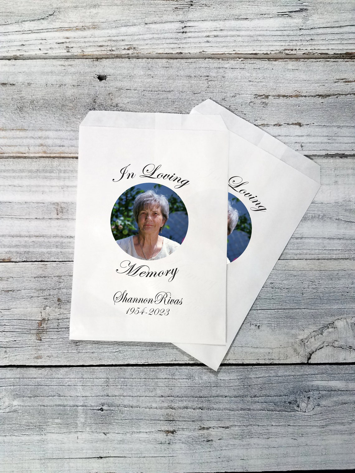 Personalized Memorial Treat Bags: in Loving Memory Funeral Favors - Etsy