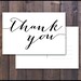 Thank You Postcard PC TY Card Note Card Notecard Classic Traditional ...