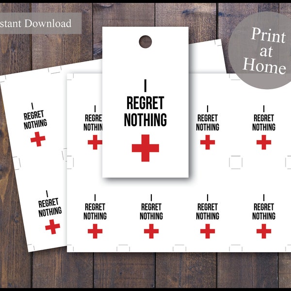 Hangover Kit Tags - Etsy