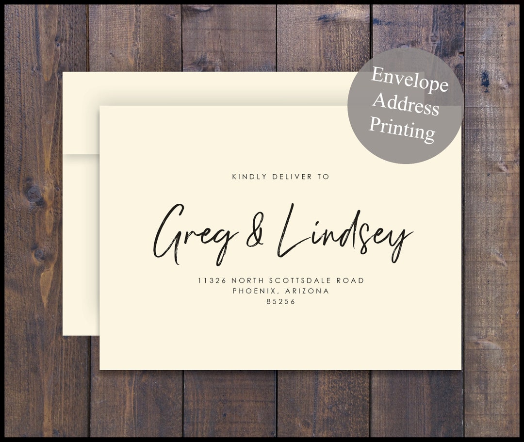 PRINTED A2 RSVP Envelopes - Match or Compliment Your Wedding or Party ...