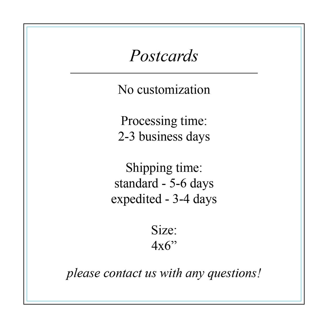 Thank You Postcard PC TY Card Note Card Notecard Classic - Etsy