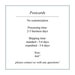 Thank You Postcard PC TY Card Note Card Notecard Classic Traditional ...