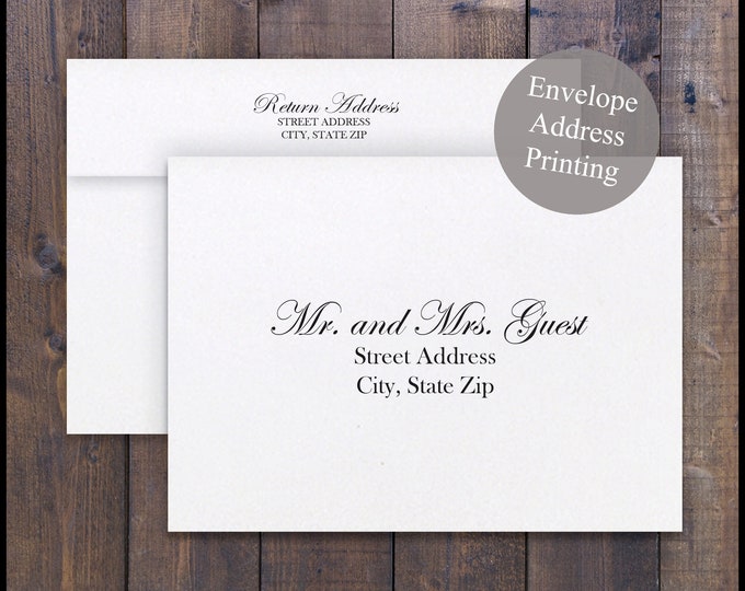 PRINTED A2 RSVP Envelopes Match or Compliment Your Wedding - Etsy