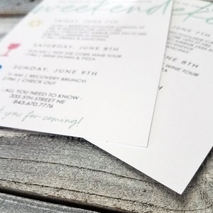 DIGITAL Weekend Bachelorette Party Invitation Let's Get Wild Bach Party ...