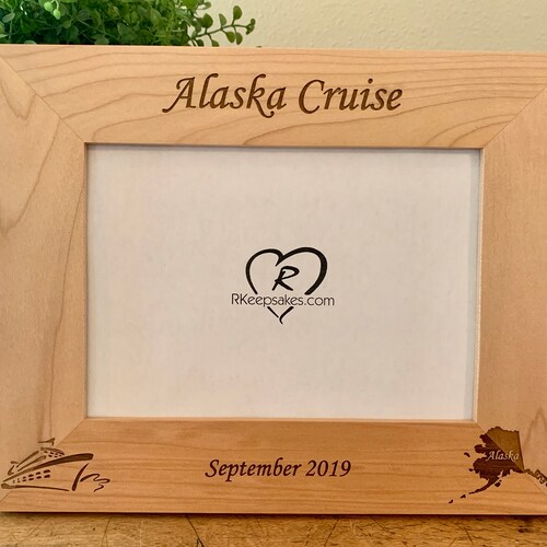 Alaska Cruise Picture Frame Custom Text - Etsy