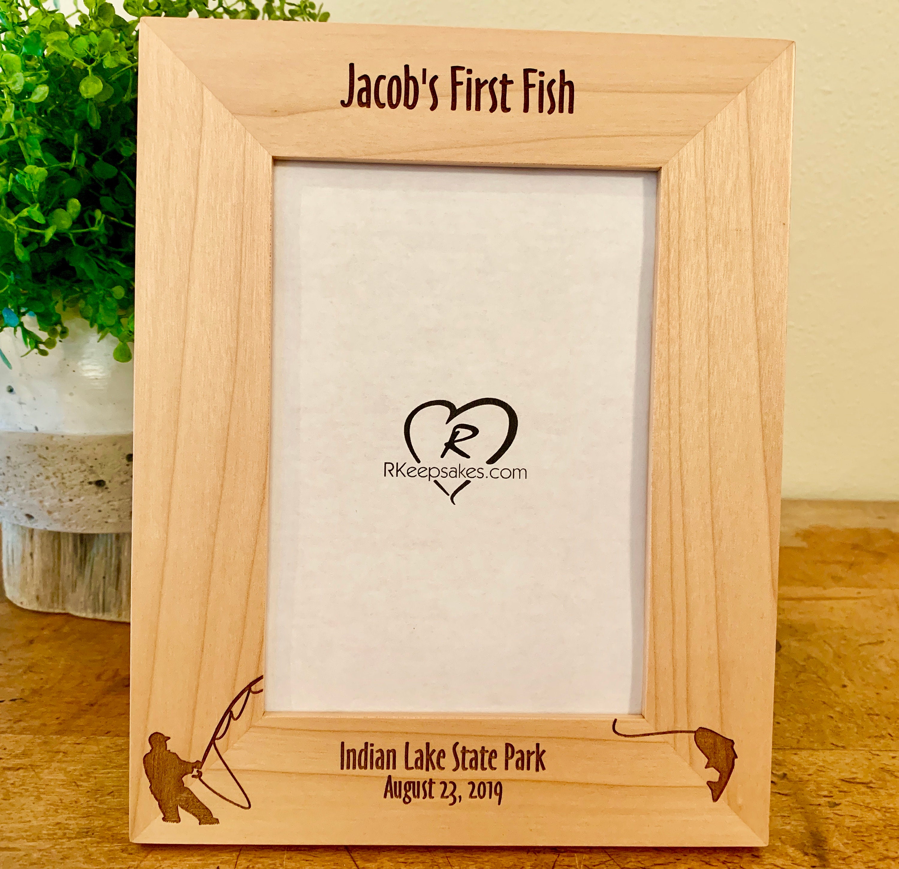 Fishing Personalized Engraved Picture Framegifts for Dadmy - Etsy