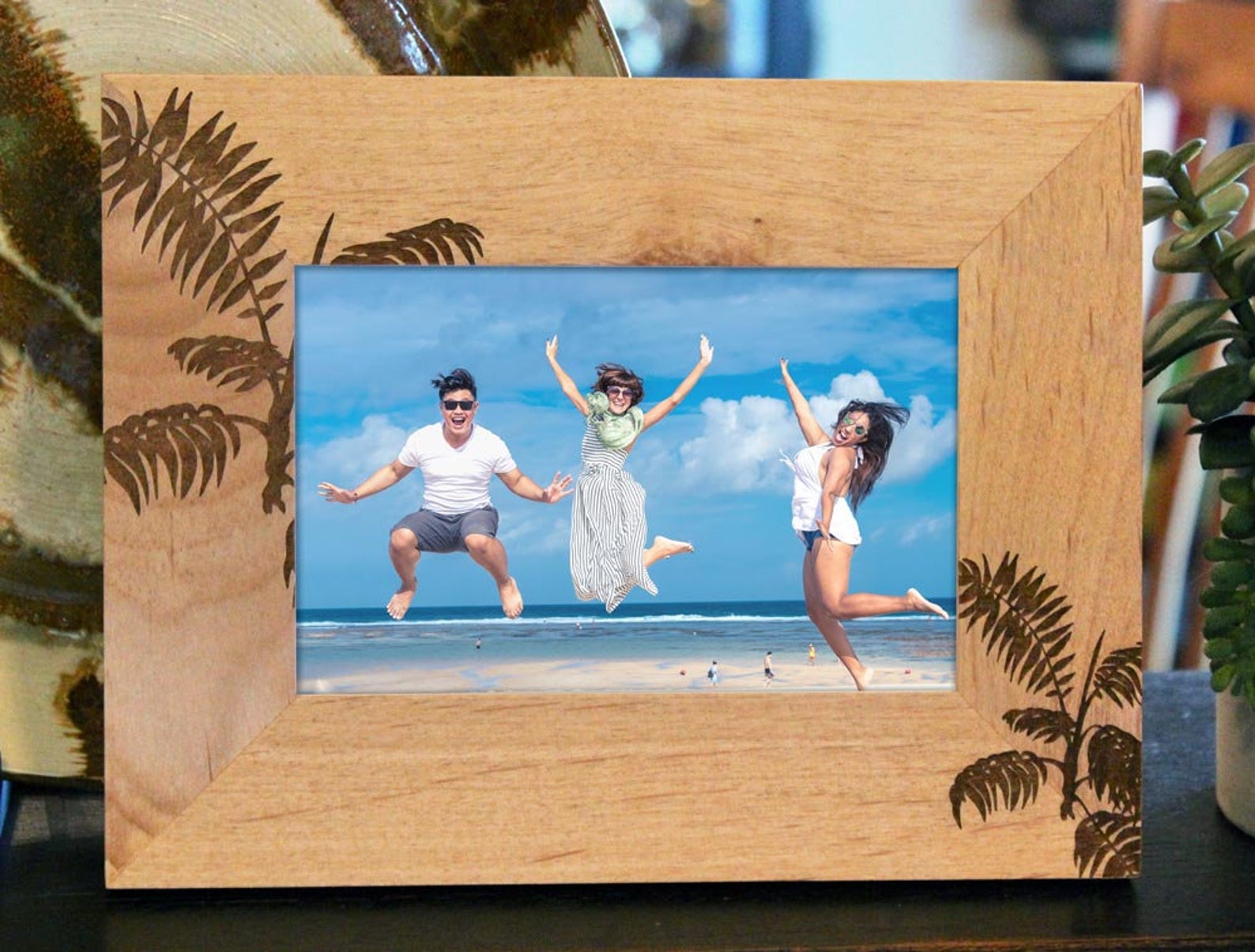 Vacation Picture Frame Custom Text Personalized Picture | Etsy