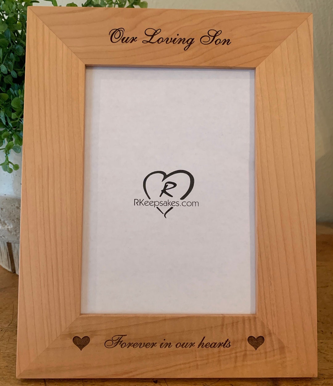 Personalized in Memory Picture Frame, Any Text - Etsy