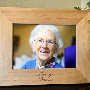 Handwriting Custom Engraved Picture Frame - Etsy