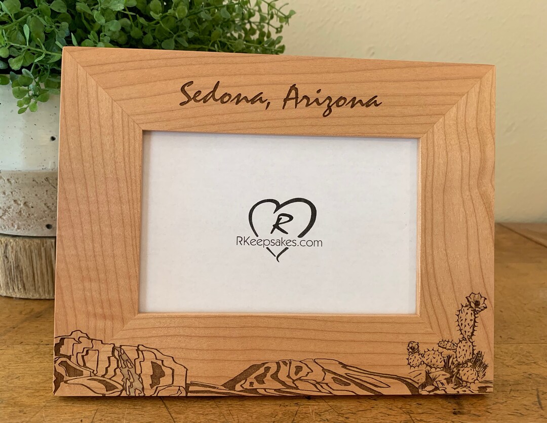 Desert Personalized Engraved Custom Picture Frame, Sedona, Vacation ...