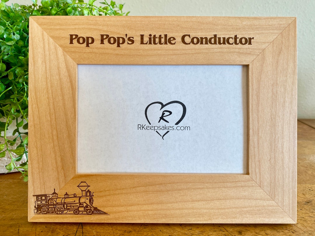 Train, Steam Engine, Personalized Picture Frame, Any Text - Etsy