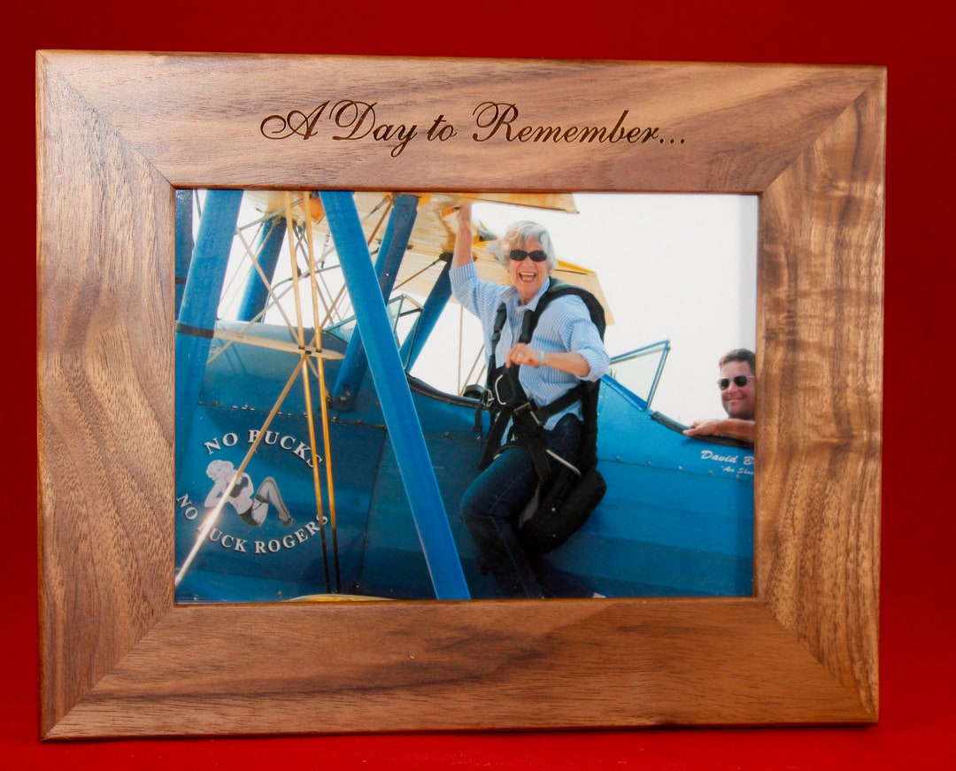 A Day to Remember Photo Frame-walnut Frame-custom-gift for Father-gift ...