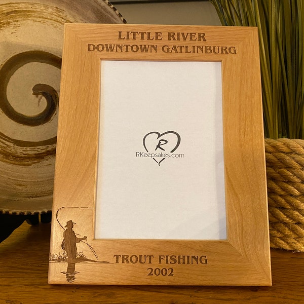 Fishing Pole Picture Frame - Etsy