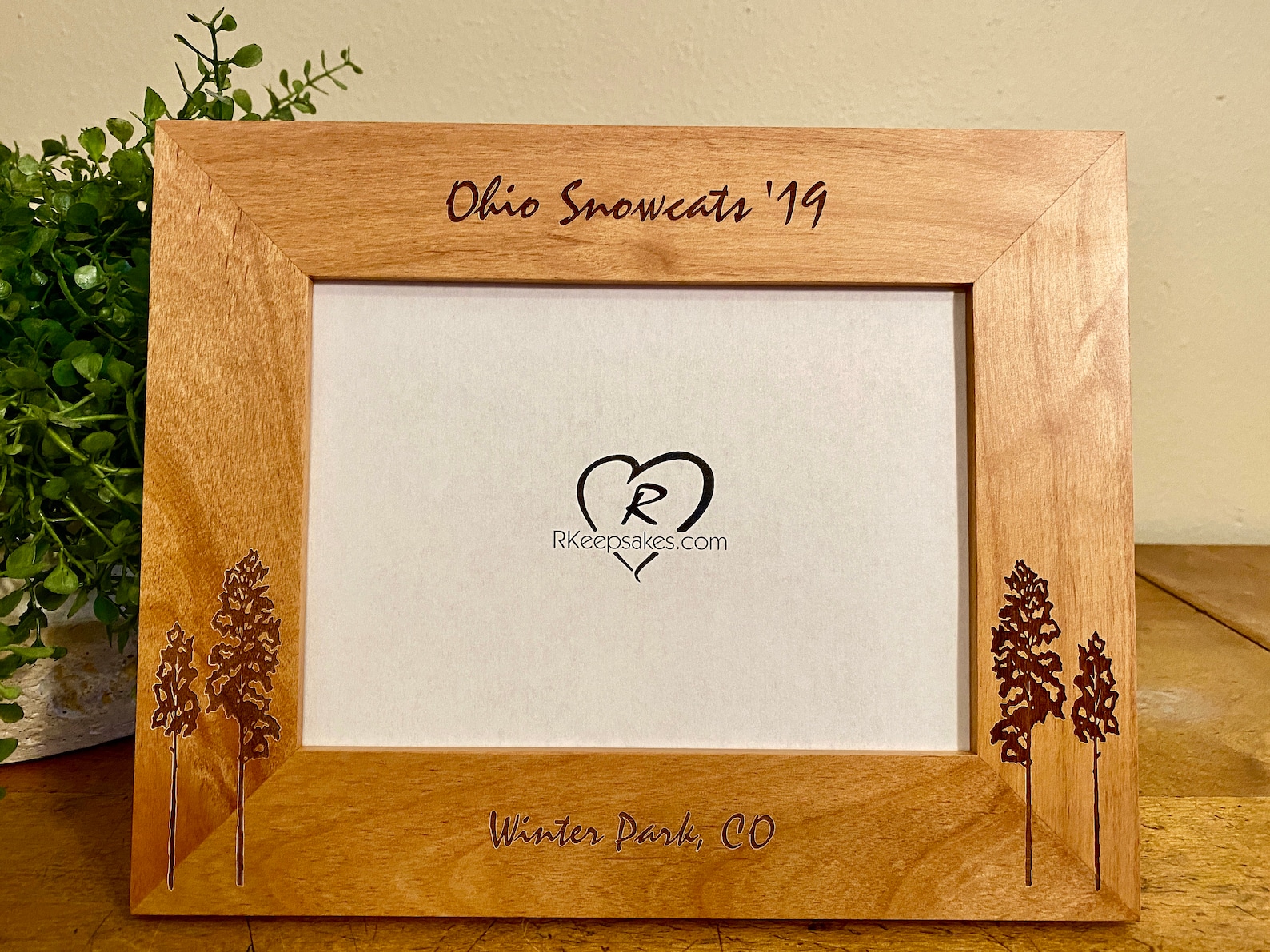Aspen Trees Personalized Engraved Picture Frame Any Text - Etsy