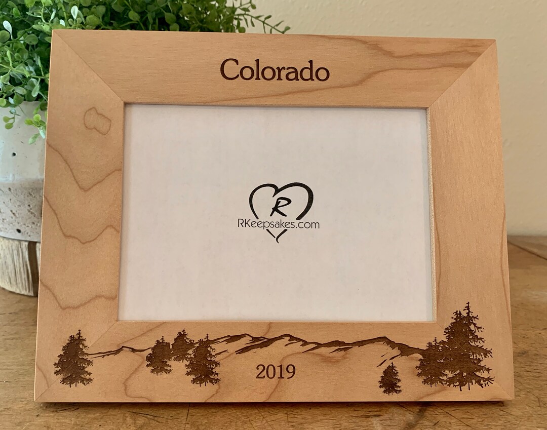 Mountains, National Park, Personalized Picture Frame, Any Text, Photo ...