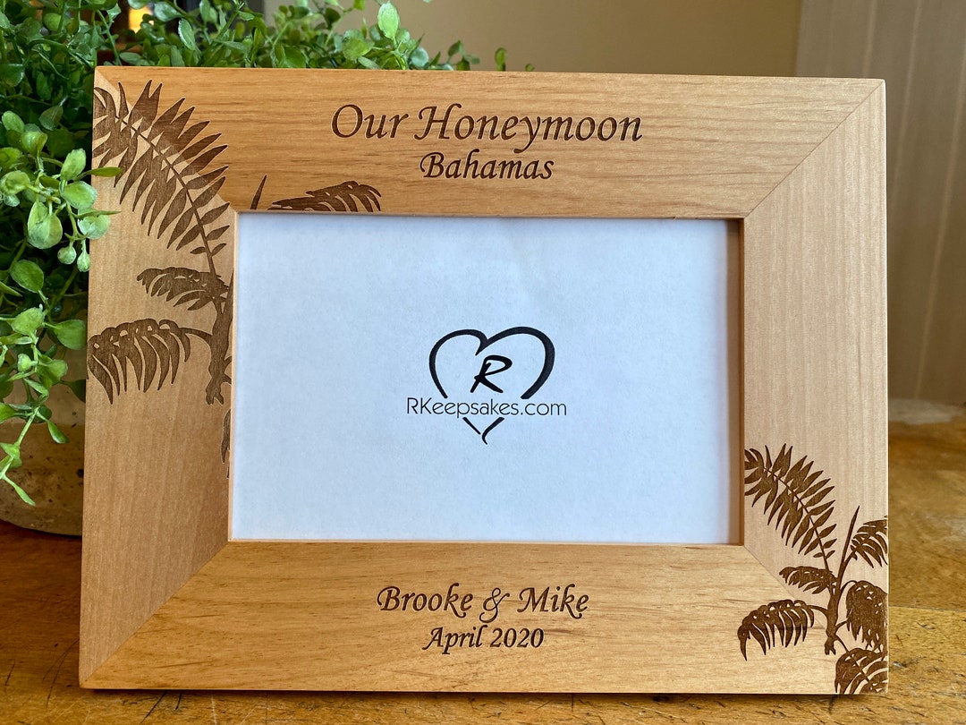 Vacation Picture Frame, Custom Text, Personalized Picture Frame - Etsy
