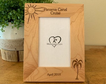Palm Tree Picture Frame - Etsy